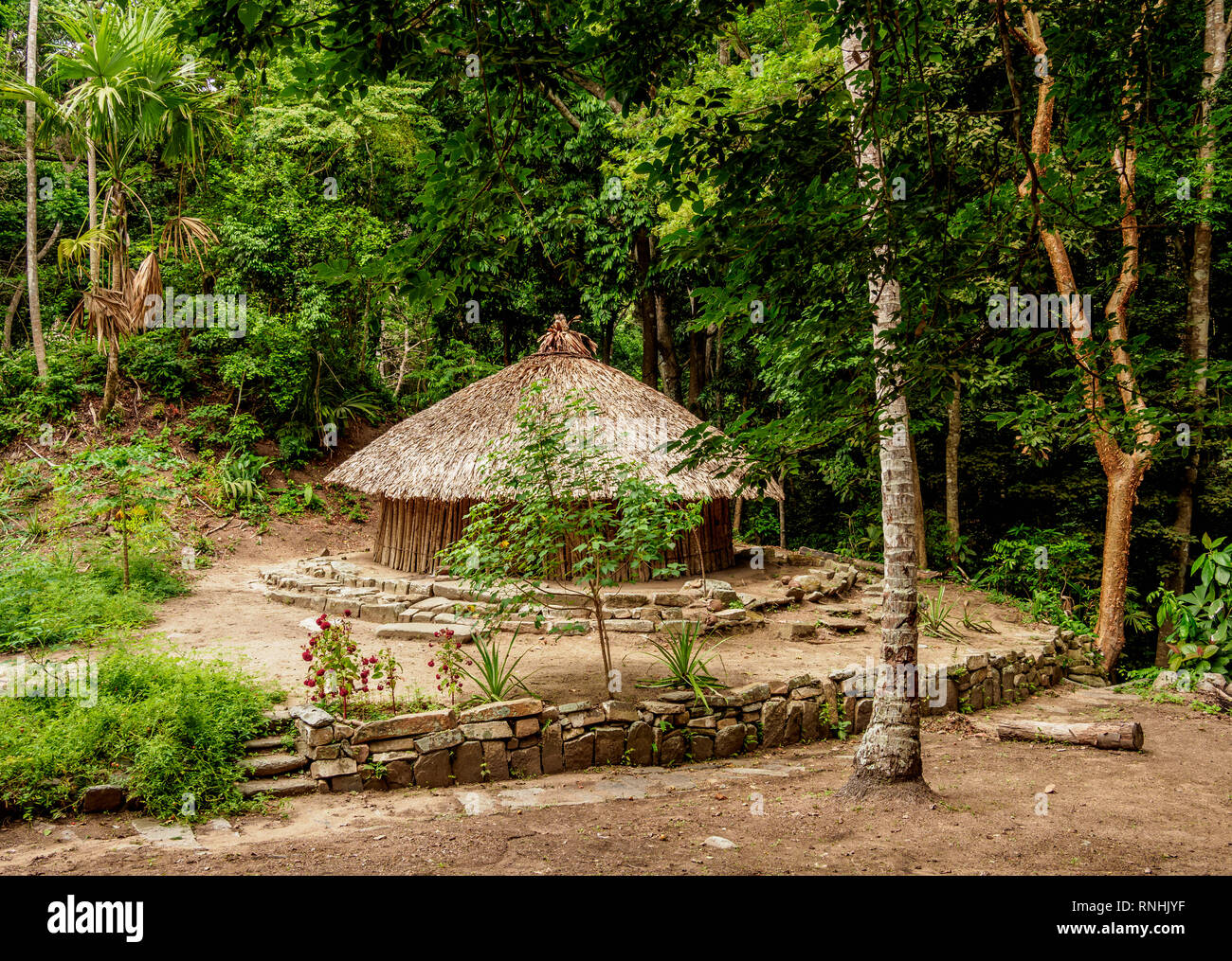 Kogi Hut, Pueblito Chairama, Tayrona National Natural Park, Magdalena ...