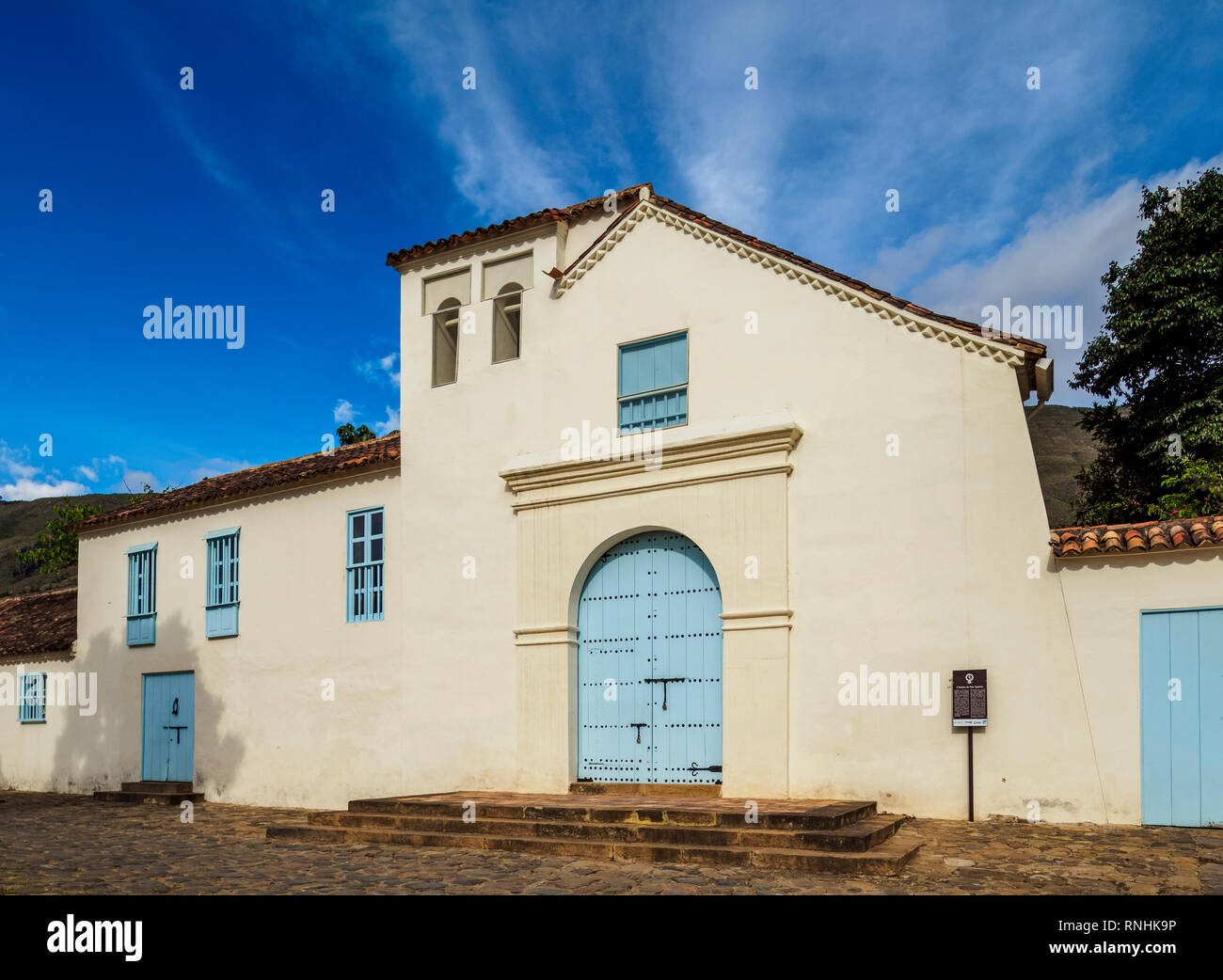 San Agustin Convent, Villa de Leyva, Boyaca Department, Colombia Stock ...