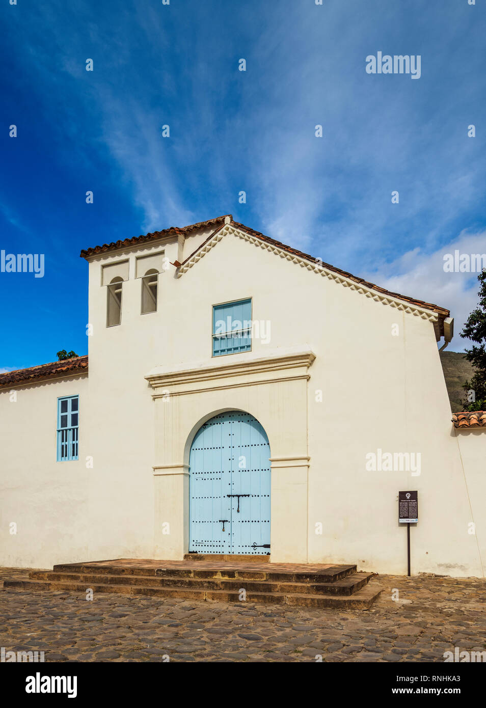 San Agustin Convent, Villa de Leyva, Boyaca Department, Colombia Stock ...