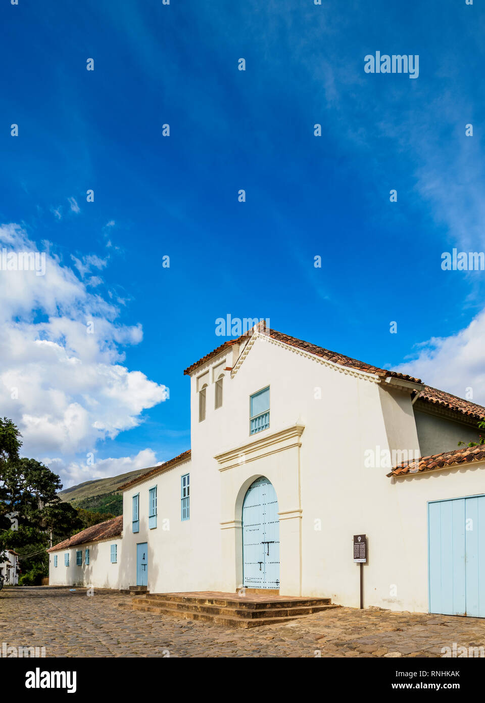 San Agustin Convent, Villa de Leyva, Boyaca Department, Colombia Stock ...