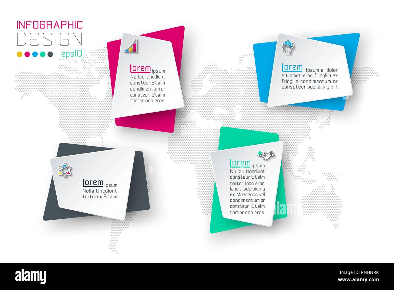 4 point info Stock Vector Images - Alamy