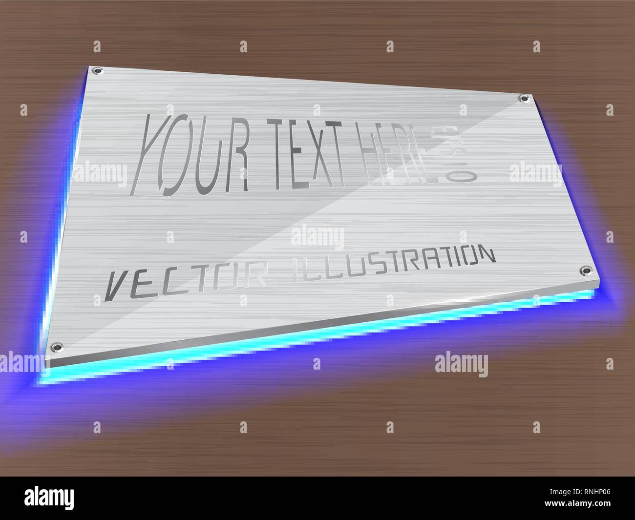 Led exit sign Stock Vector Images - Alamy