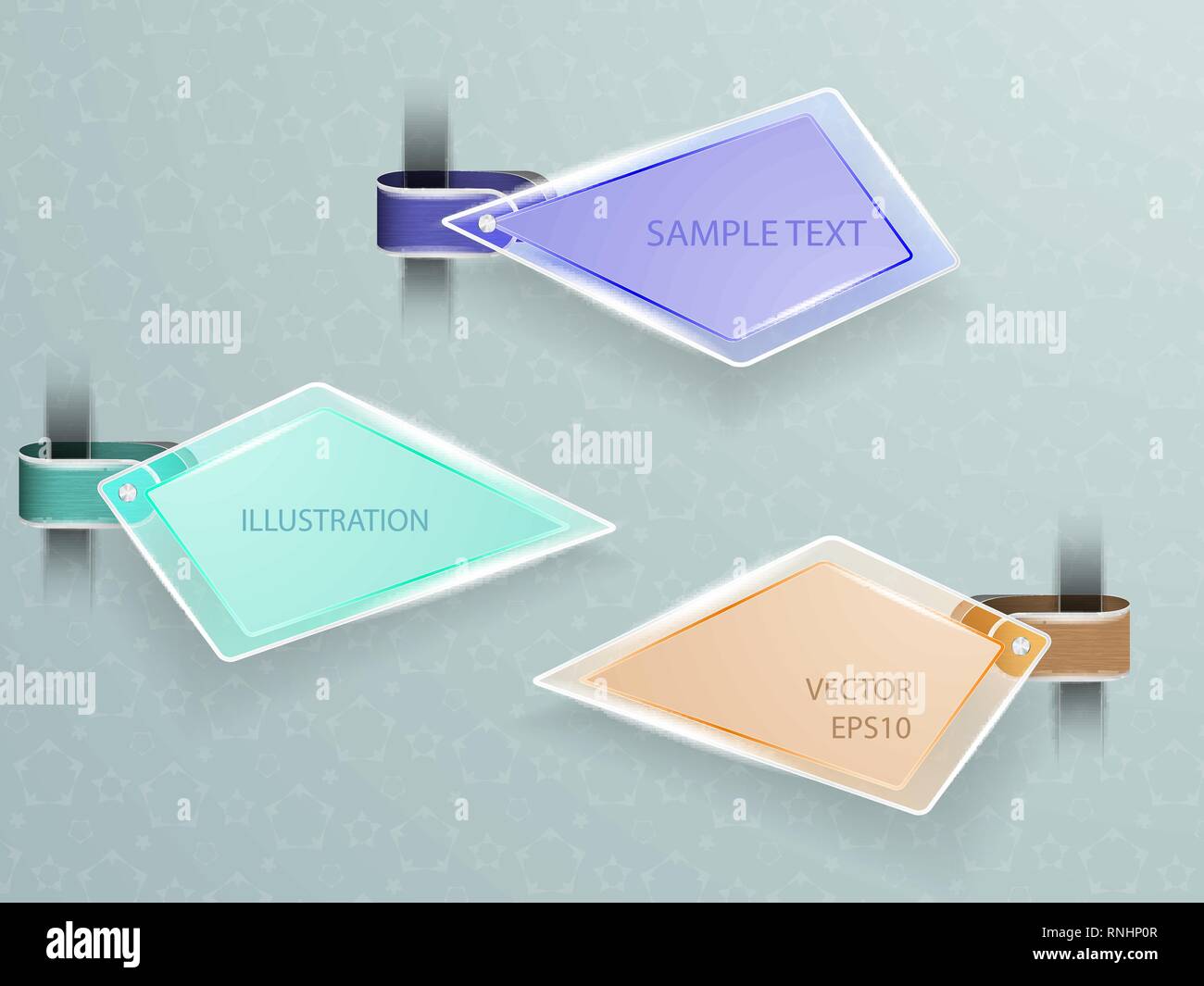 Acrylic label LED light decoration on label Stock Vector Image & Art ...