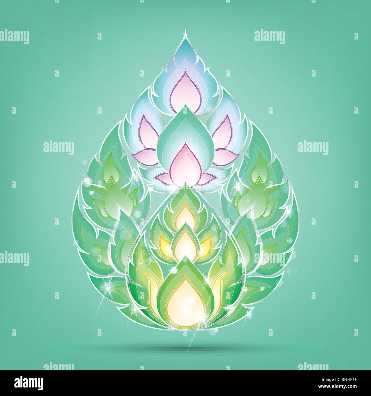 Line thai art Stock Vector Image & Art - Alamy