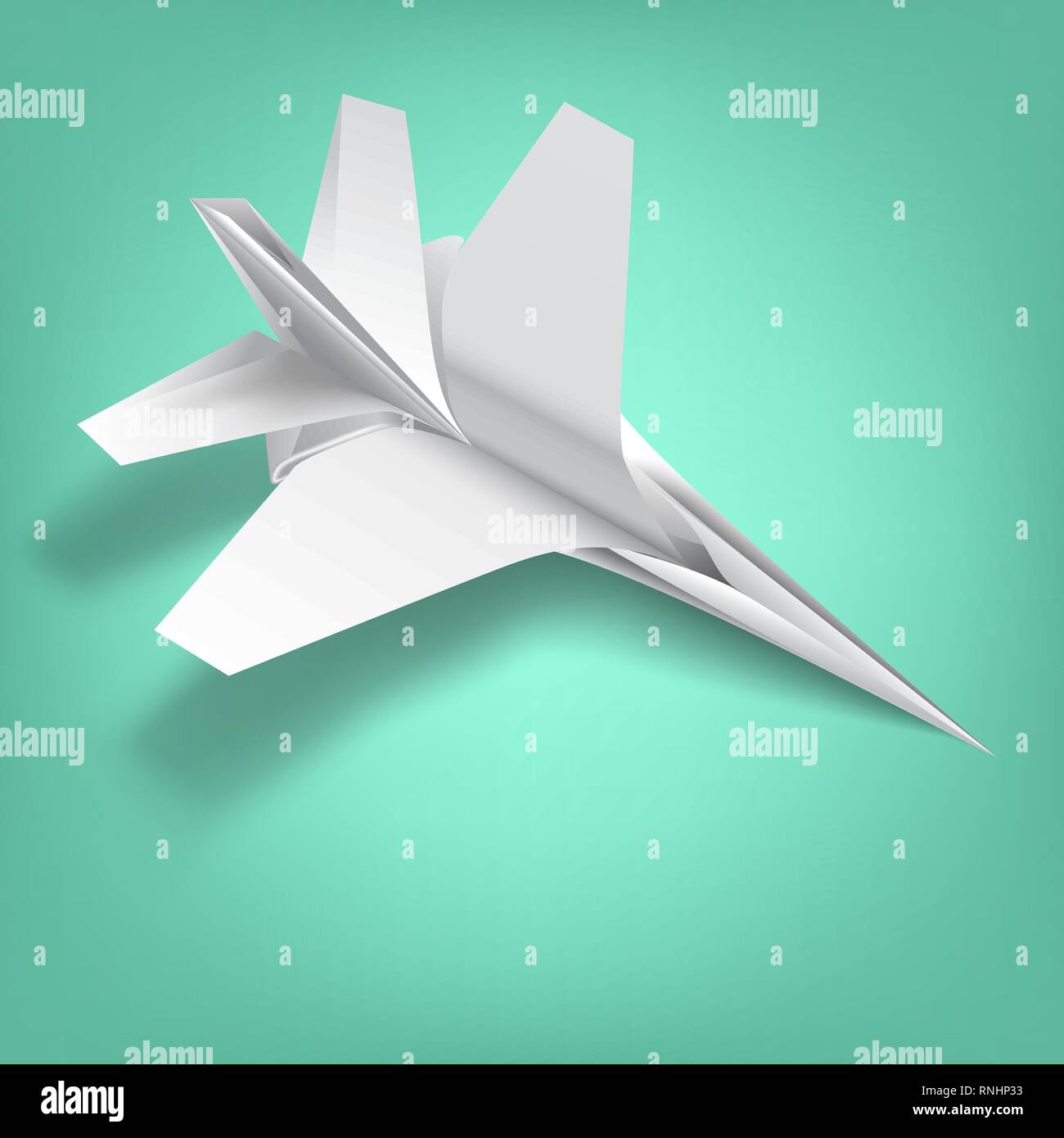 Symbol of the war in wisdom of folde paper Stock Vector Image & Art - Alamy