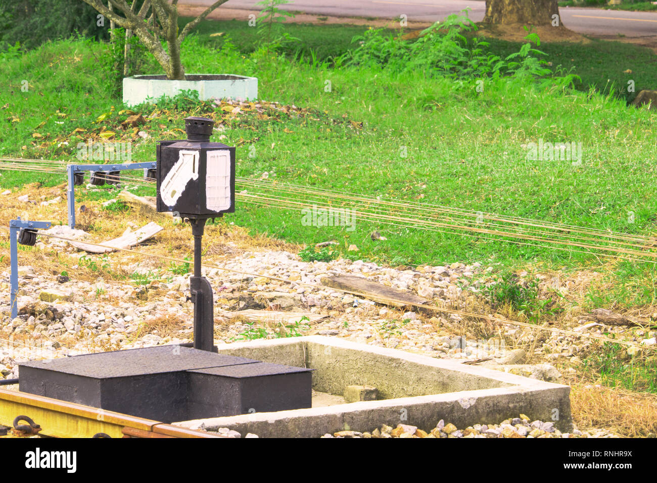 Old Railroad Track Switch Stock Photos & Old Railroad Track Switch ...