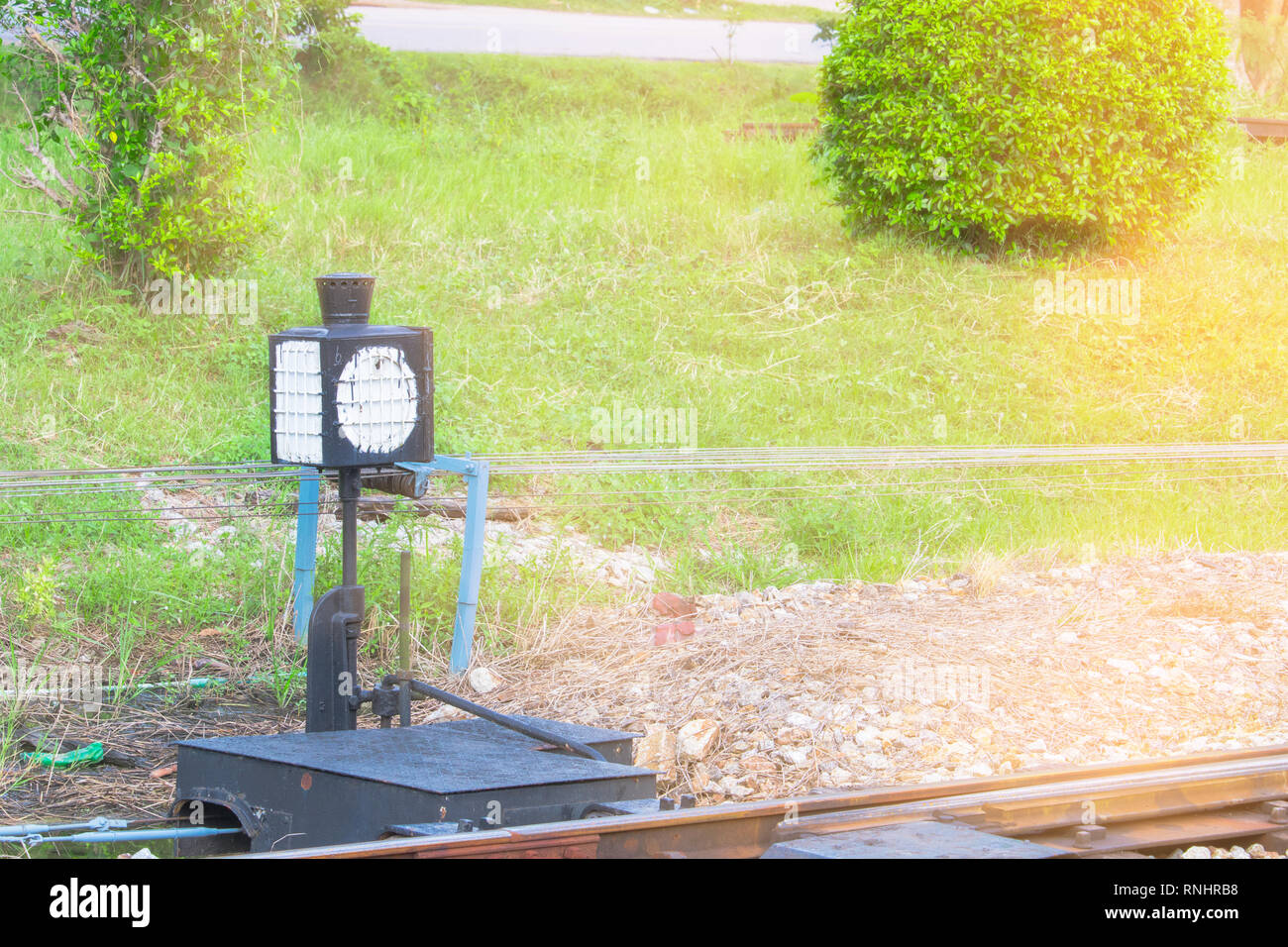 Vintage Railway Signal Point Switch High Resolution Stock Photography ...