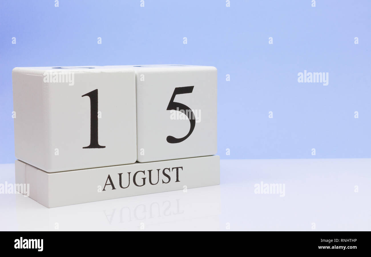 15 august calendar hi-res stock photography and images - Alamy
