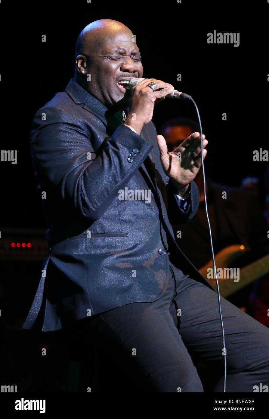 Singer and songwriter Will Downing is shown performing on stage during ...