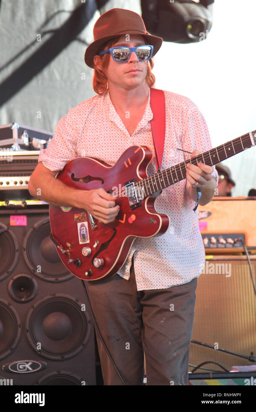 Guitarist and vocalist Scott McMicken of the rock band Dr. Dog is shown ...