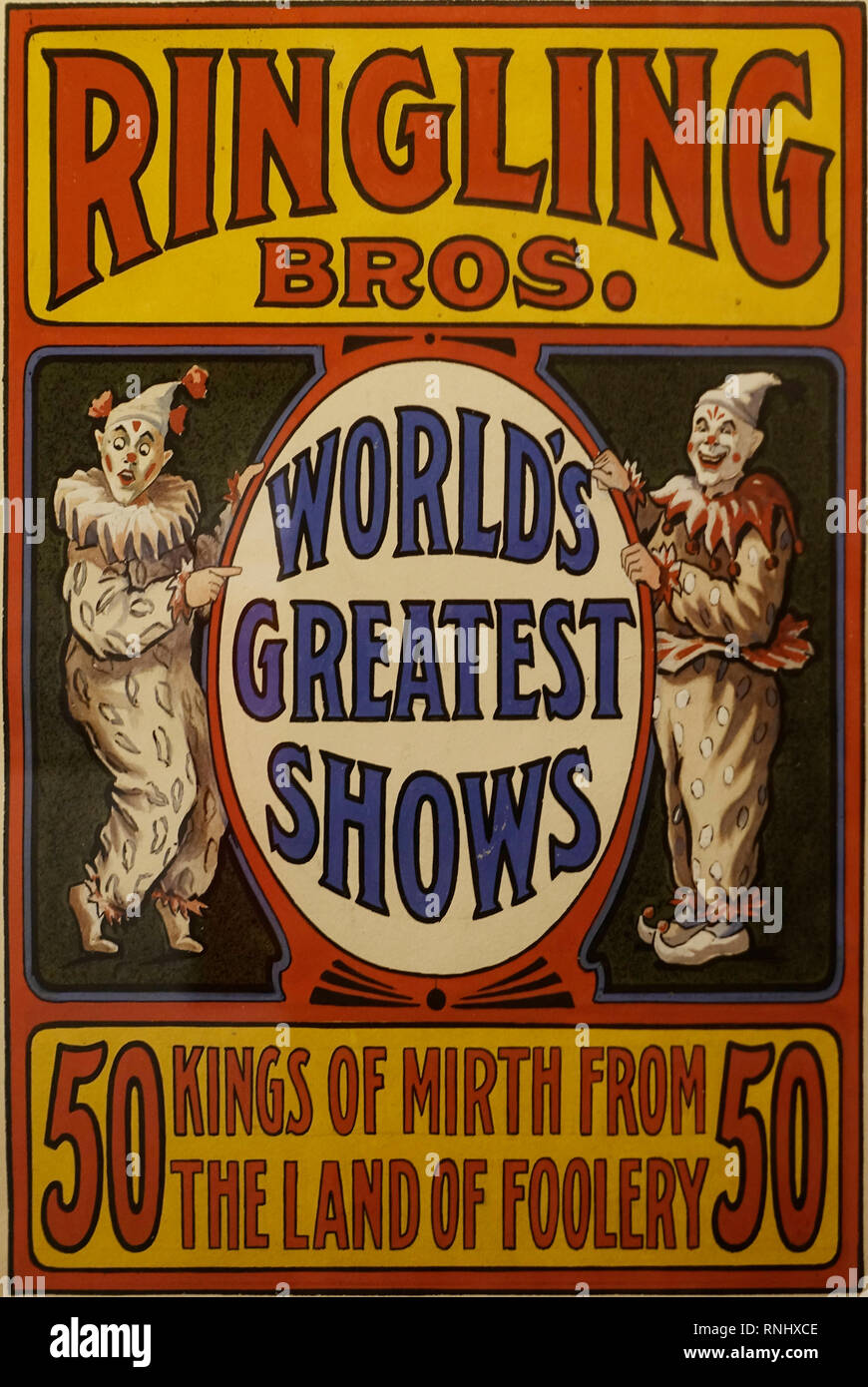 Circus world museum poster hi-res stock photography and images - Alamy