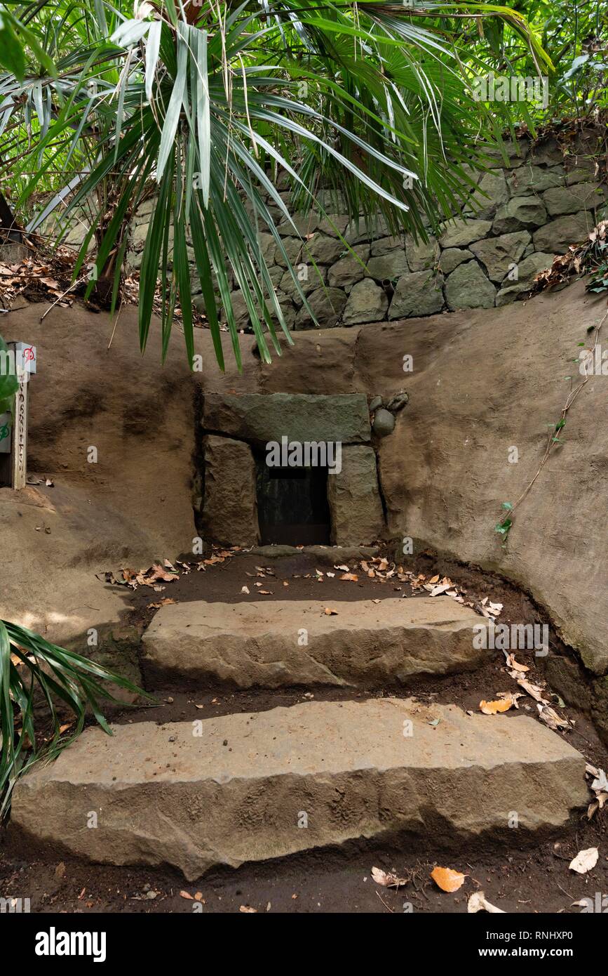 Todoroki Valley Tunnel Tomb No.3, Setagaya-Ku, Tokyo, Japan Stock Photo ...