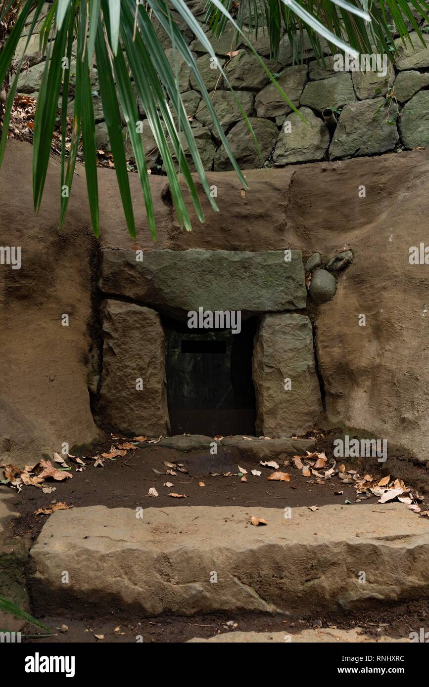 Todoroki Valley Tunnel Tomb No.3, Setagaya-Ku, Tokyo, Japan Stock Photo ...