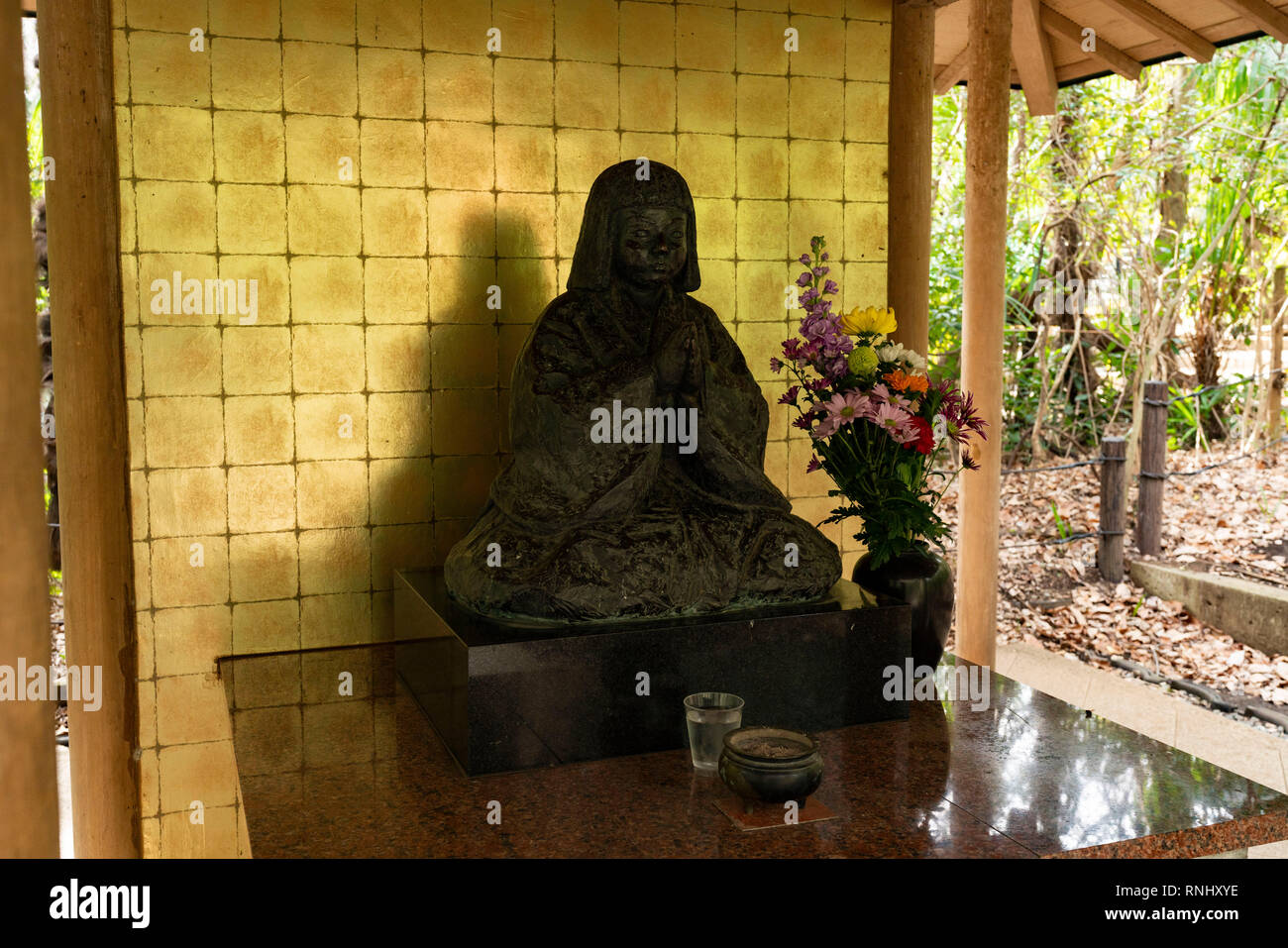 Statue of Chigo Taishi, Todoroki Valley, Setagaya-Ku, Tokyo, Japan ...