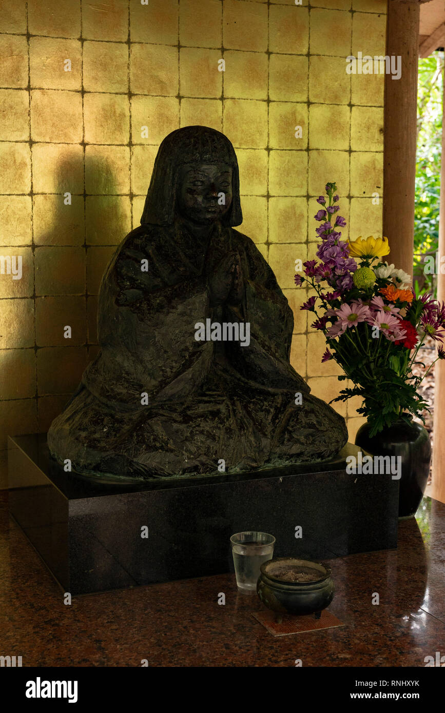 Statue of Chigo Taishi, Todoroki Valley, Setagaya-Ku, Tokyo, Japan ...