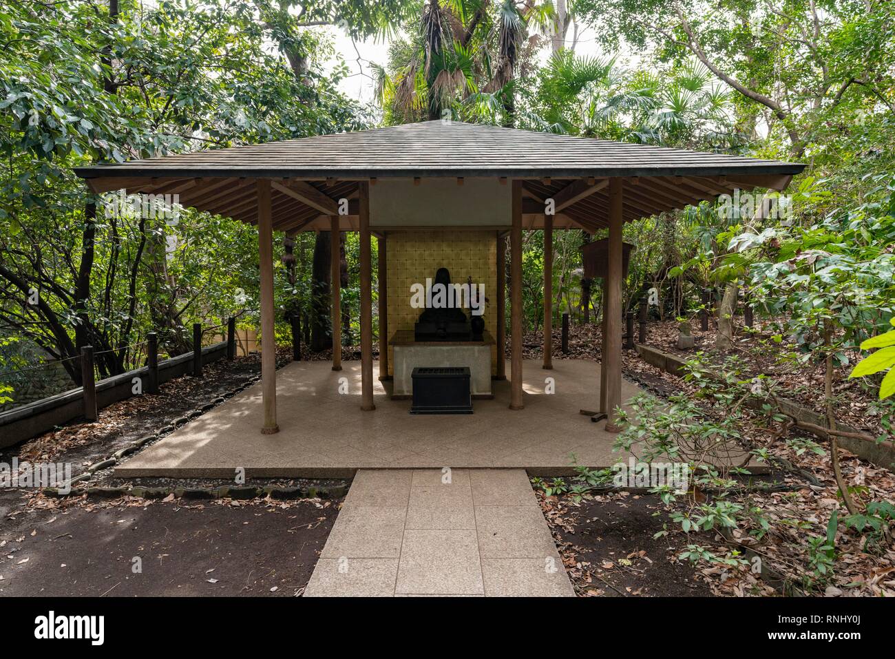 Statue of Chigo Taishi, Todoroki Valley, Setagaya-Ku, Tokyo, Japan ...