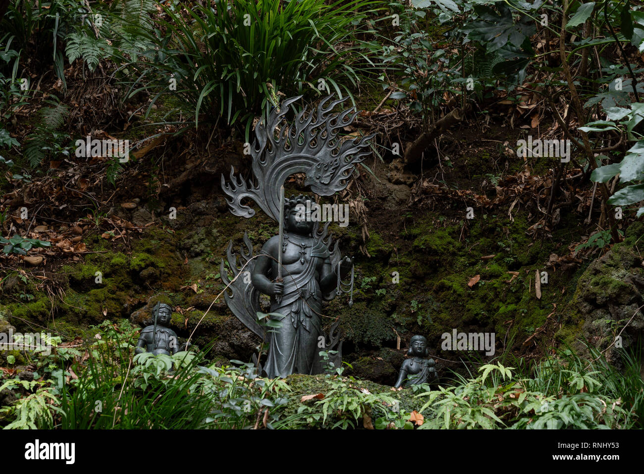 Fudo waterfall, Todoroki valley, Setagaya-Ku, Tokyo, Japan Stock Photo ...