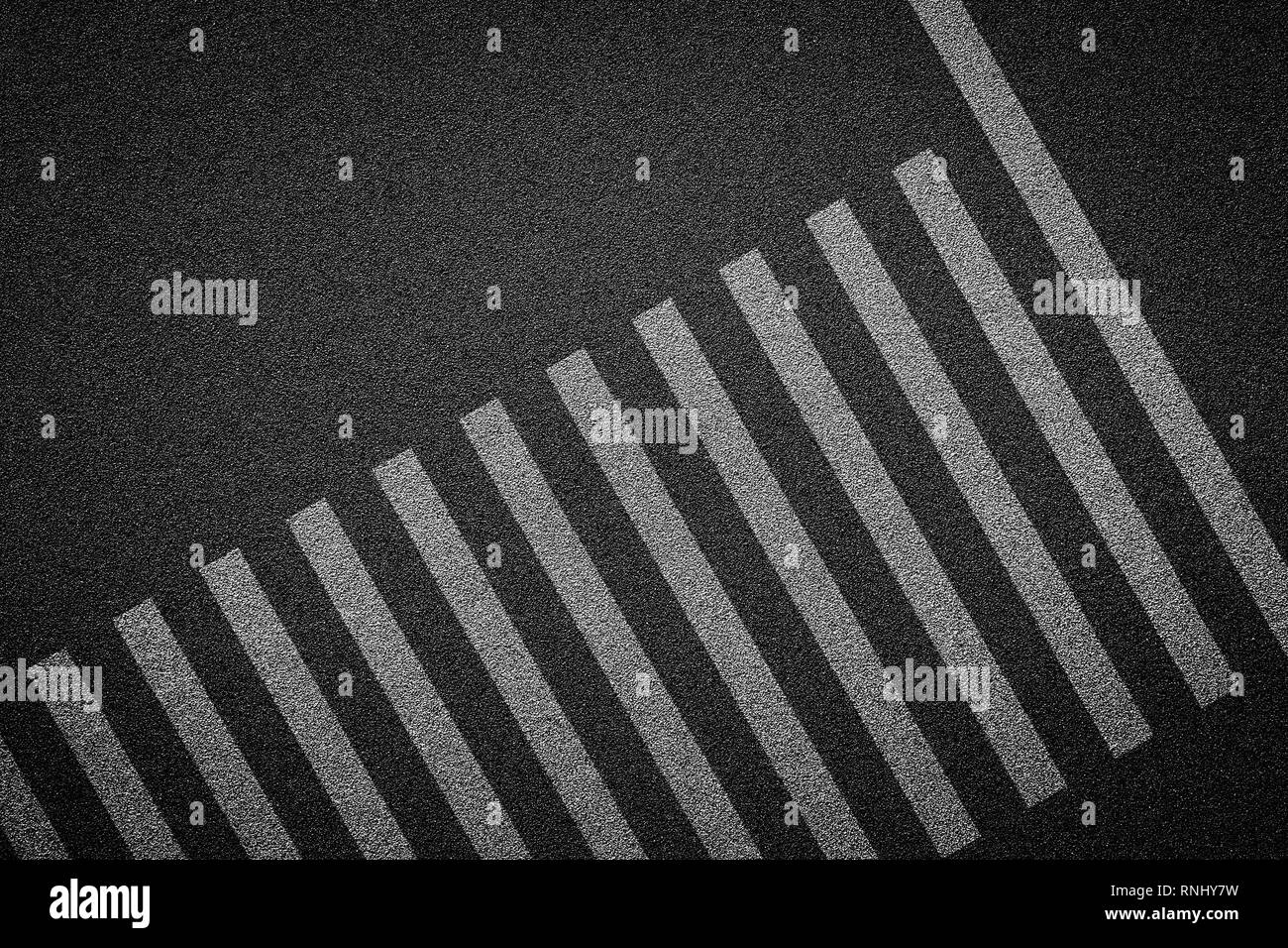 Empty crosswalk on asphalt road top view Stock Photo - Alamy