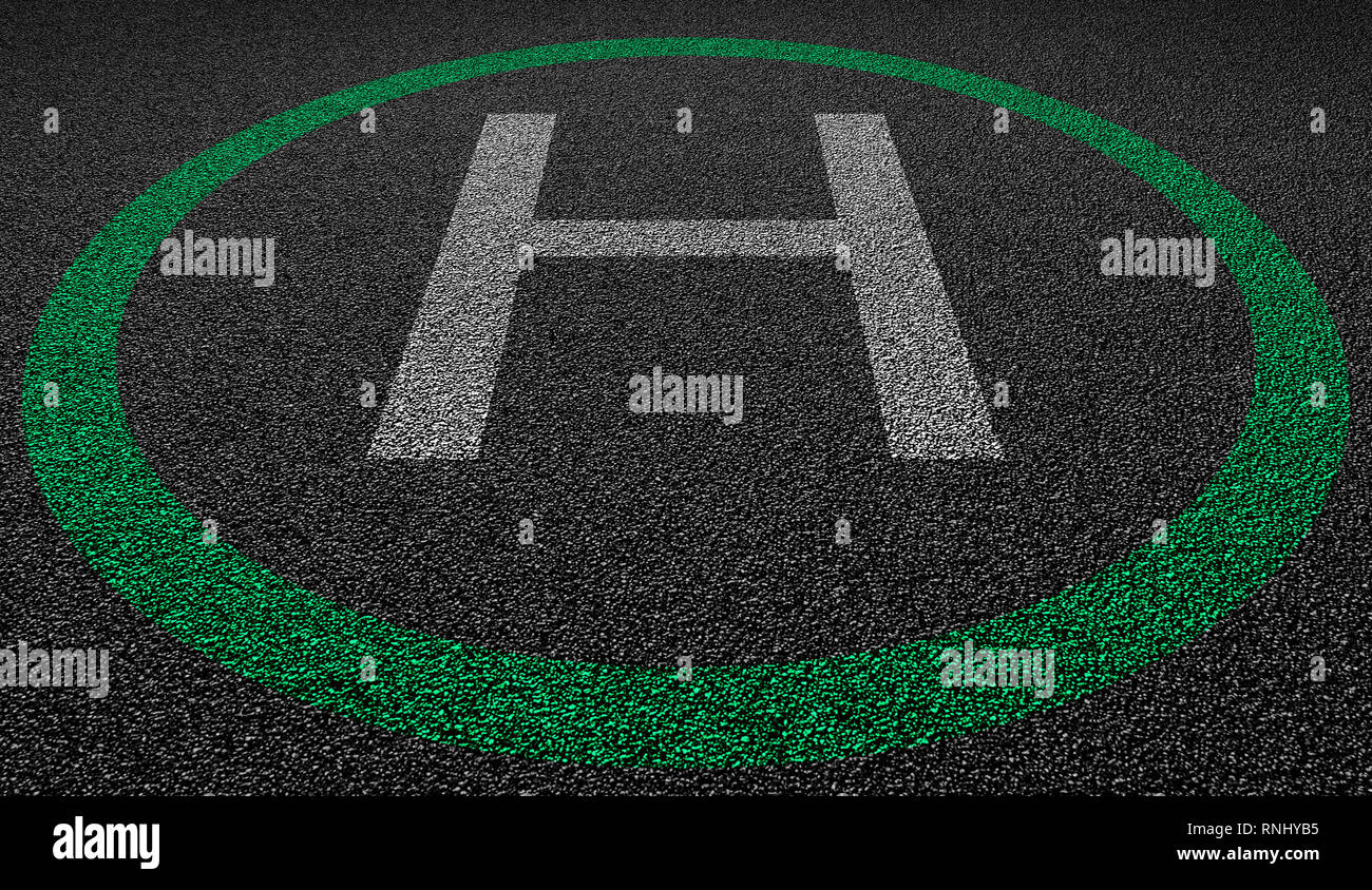 Heliport background texture Stock Photo - Alamy