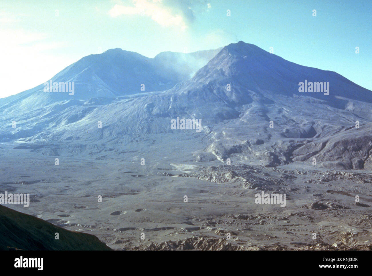 1980 - Mount St. Helens soon after the May 18, 1980 eruption, as viewed ...