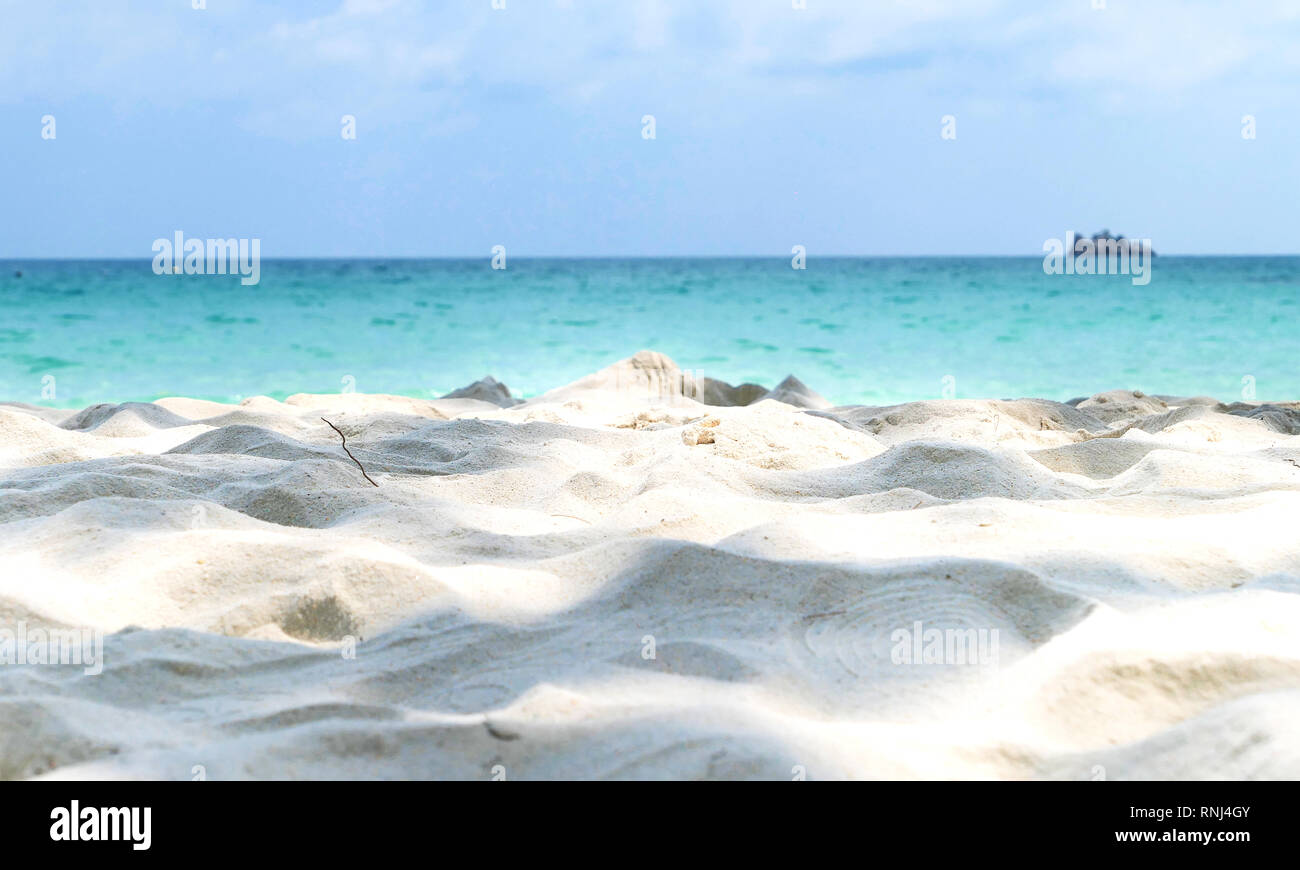 Beautiful sand beach Stock Photo - Alamy