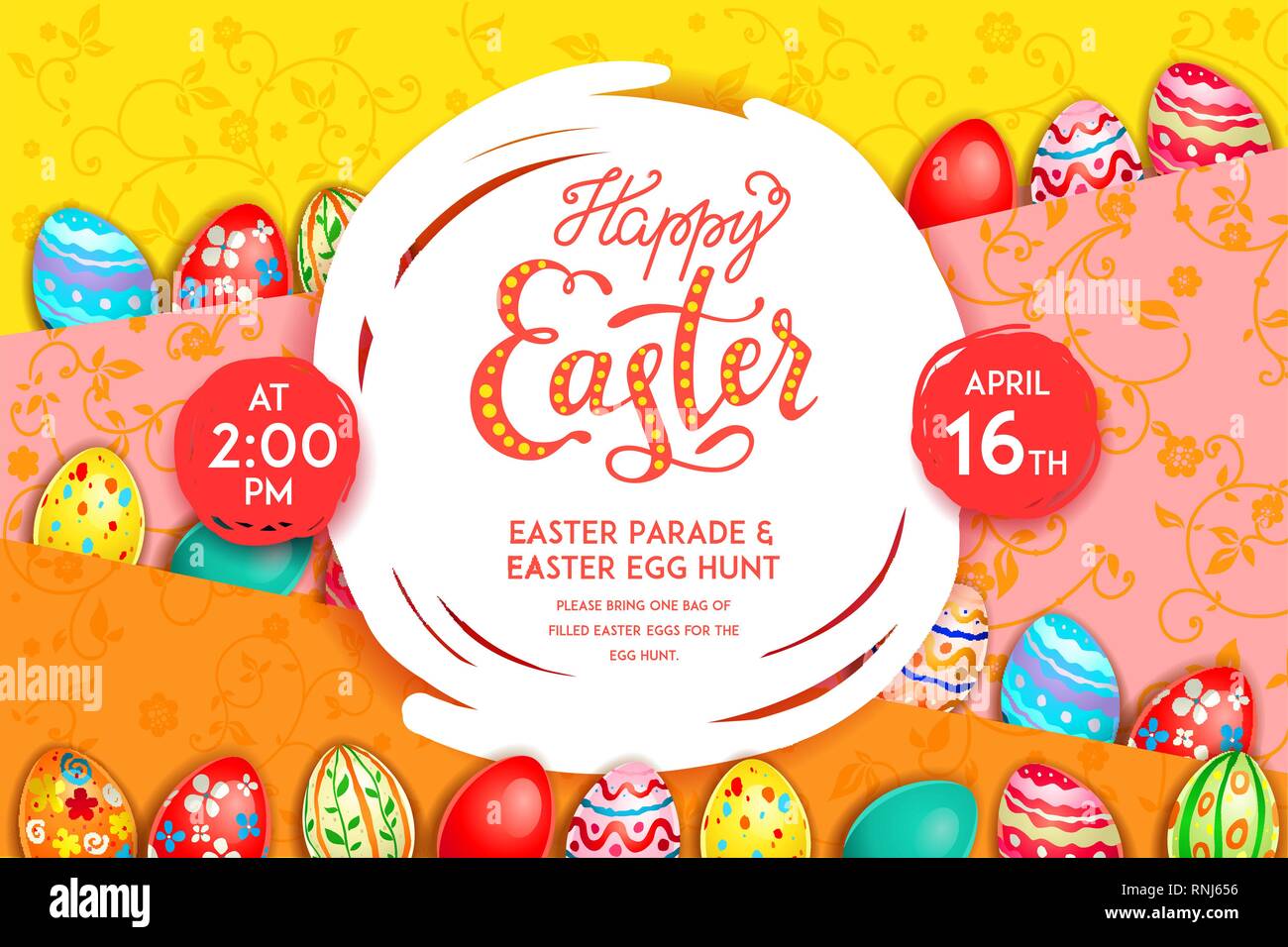 Multicolor egg Stock Vector Images - Alamy