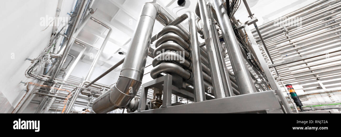 Pipeline and cleaning plant control system Stock Photo - Alamy