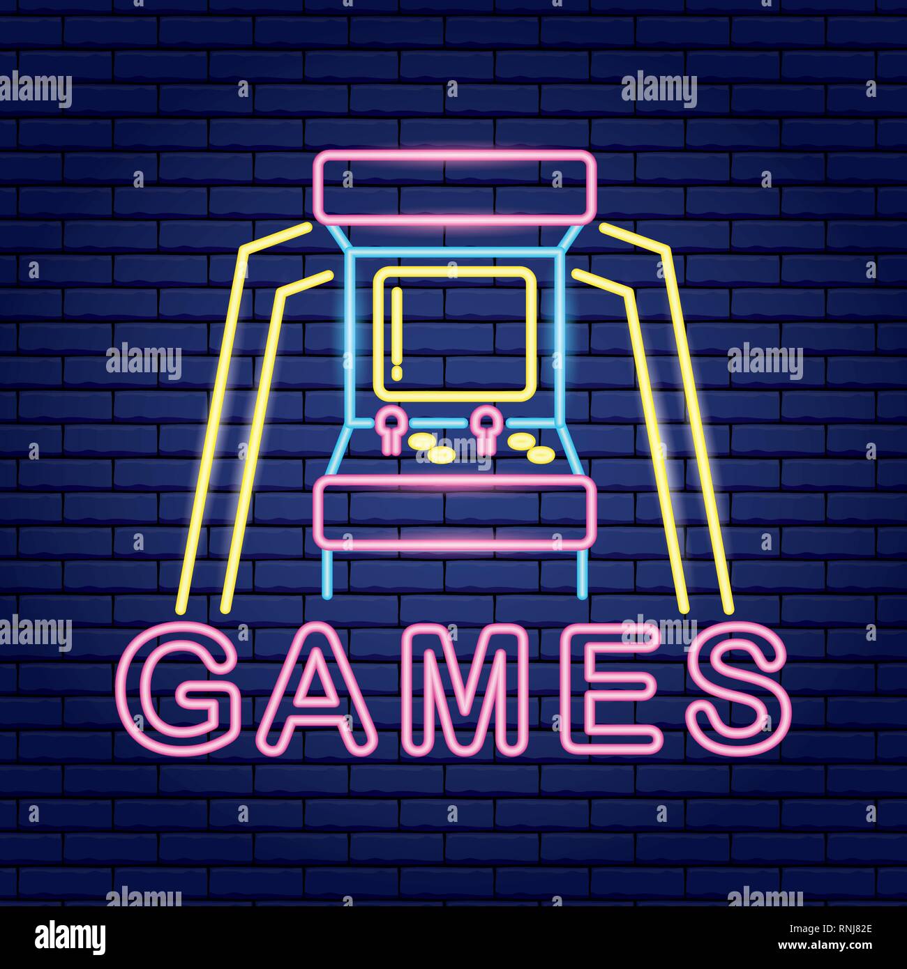 Gaming zone Stock Vector Images - Alamy