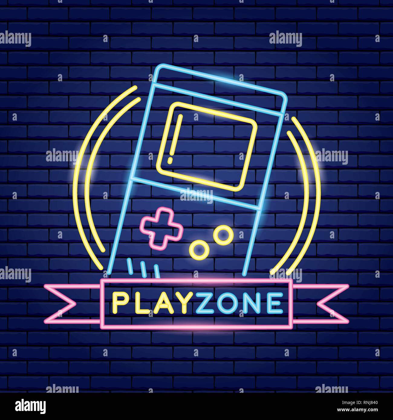 Gamer area Stock Vector Images - Alamy