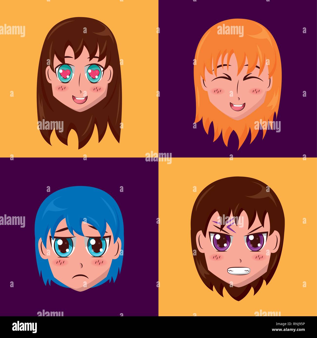 Happy Expression Anime