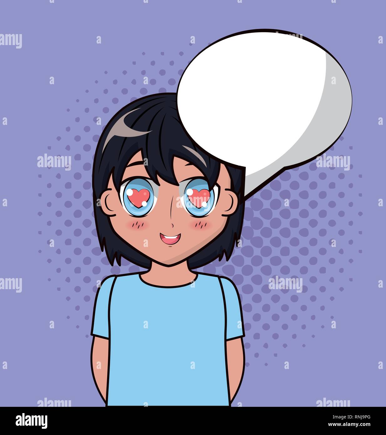 face anime people Stock Vector Image & Art - Alamy