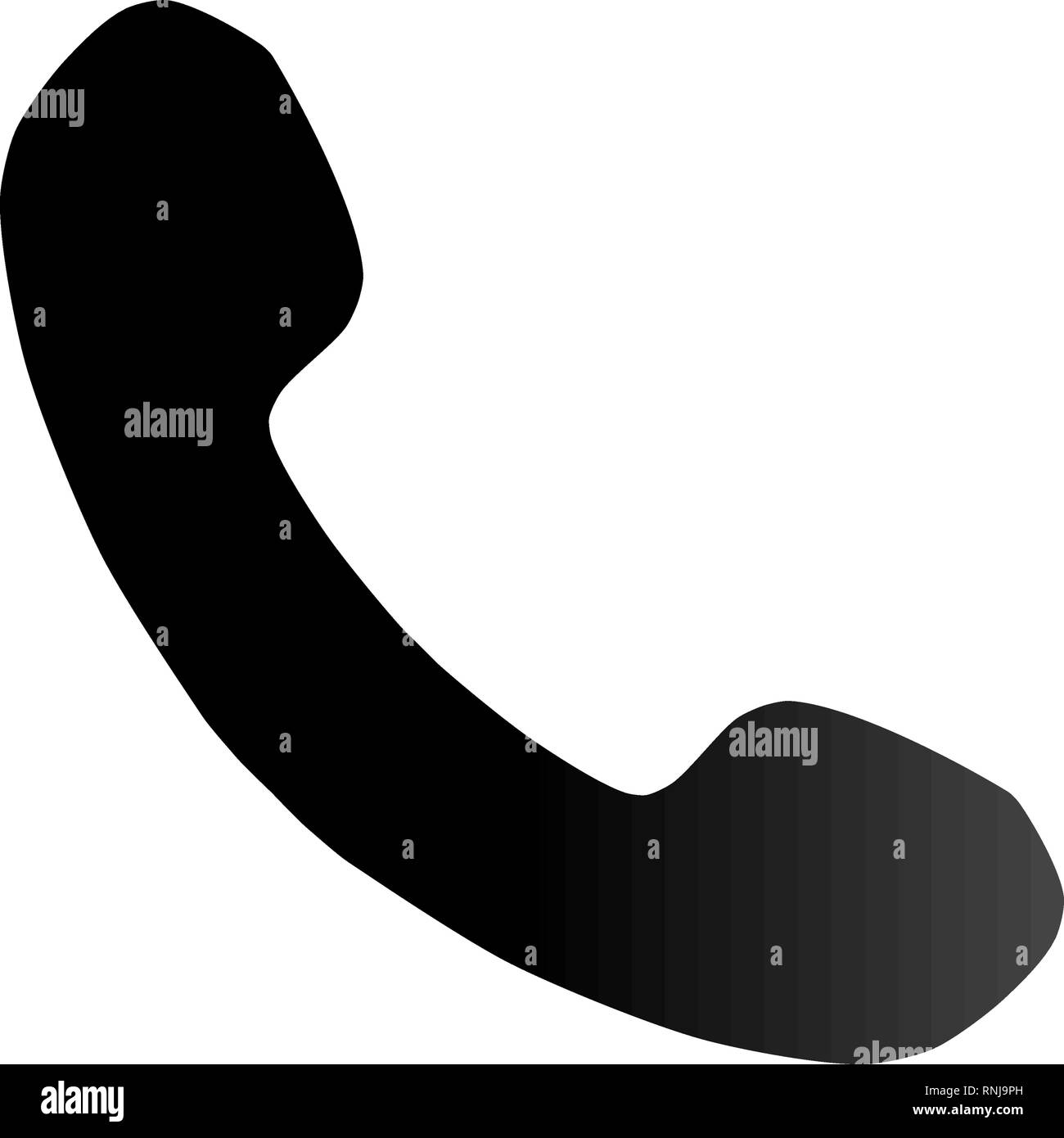 Phone symbol Black and White Stock Photos & Images - Alamy