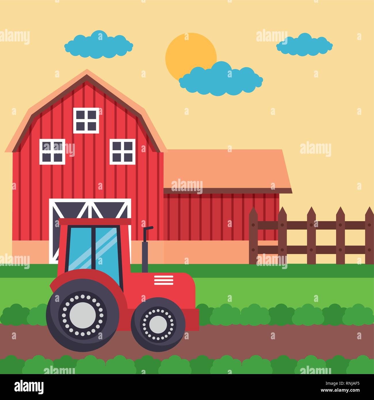 farm fresh cartoon Stock Vector Image & Art - Alamy
