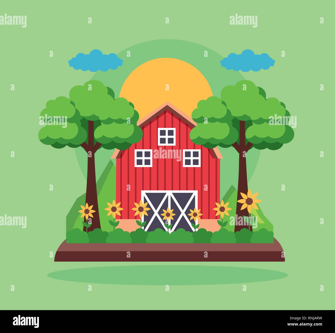 farm fresh cartoon Stock Vector Image & Art - Alamy