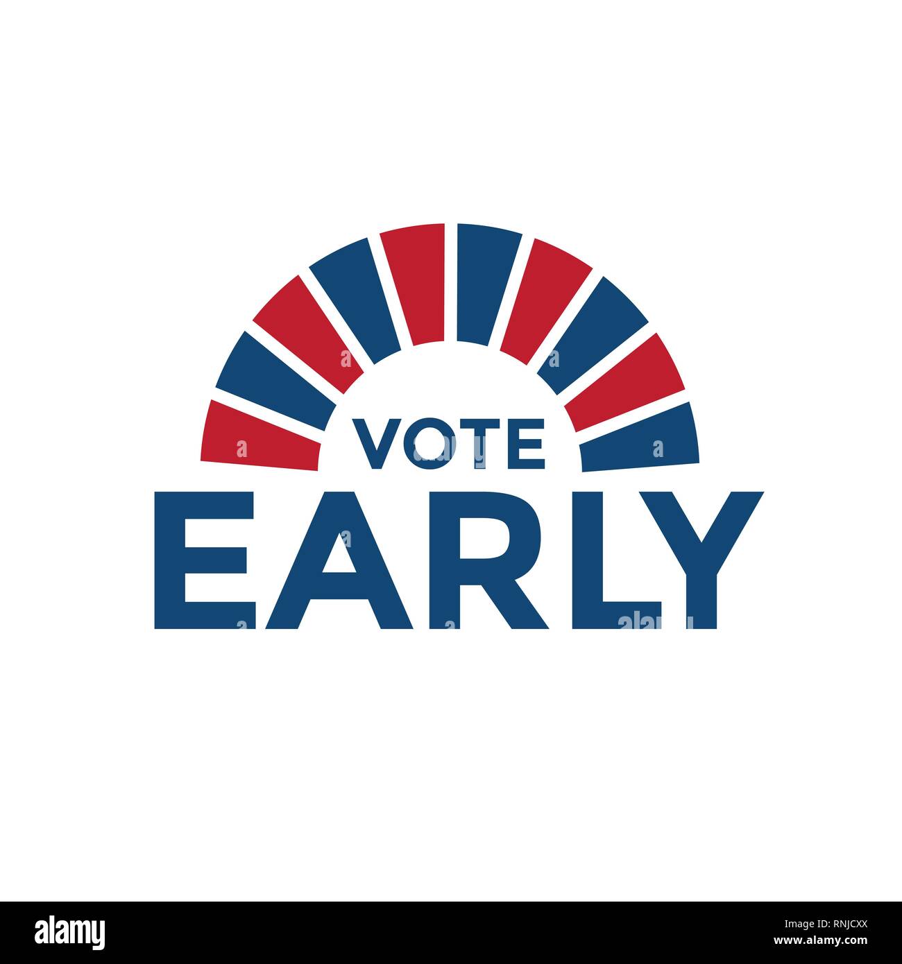 Voting 2020 Icon w Vote, Government, and Patriotic Symbolism and Colors ...