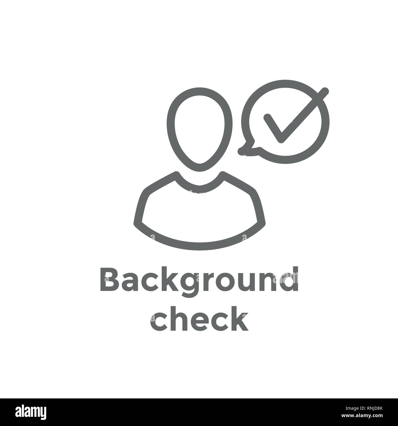 Referral Job Reference Icon with recommendations, performance review ...