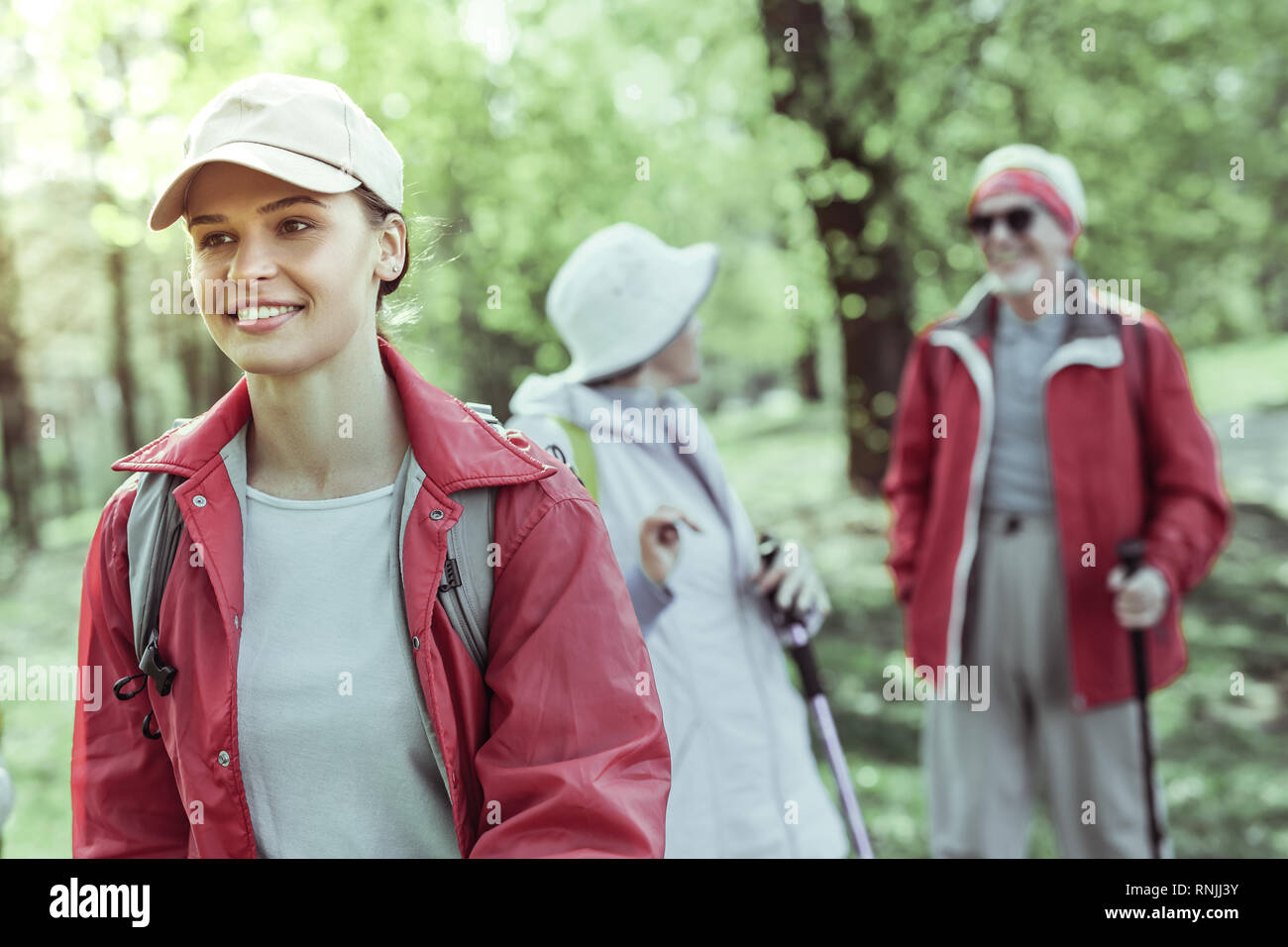 Ecotourism hiking guide nature hi-res stock photography and images - Alamy