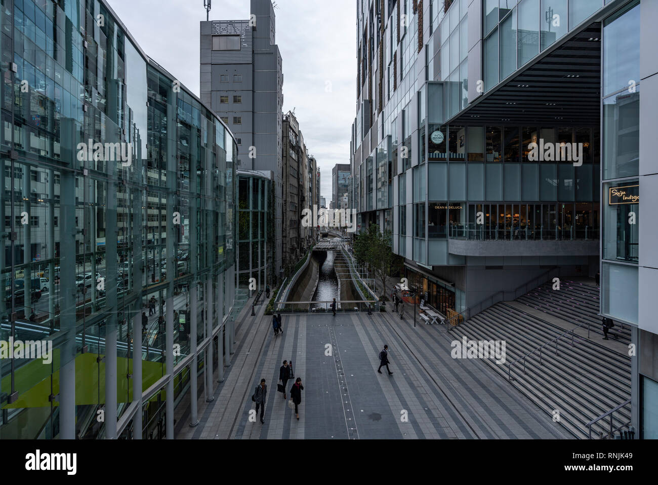 Shibuya Stream and Shibuya River, Shibuya-Ku, Tokyo, Japan Stock Photo ...