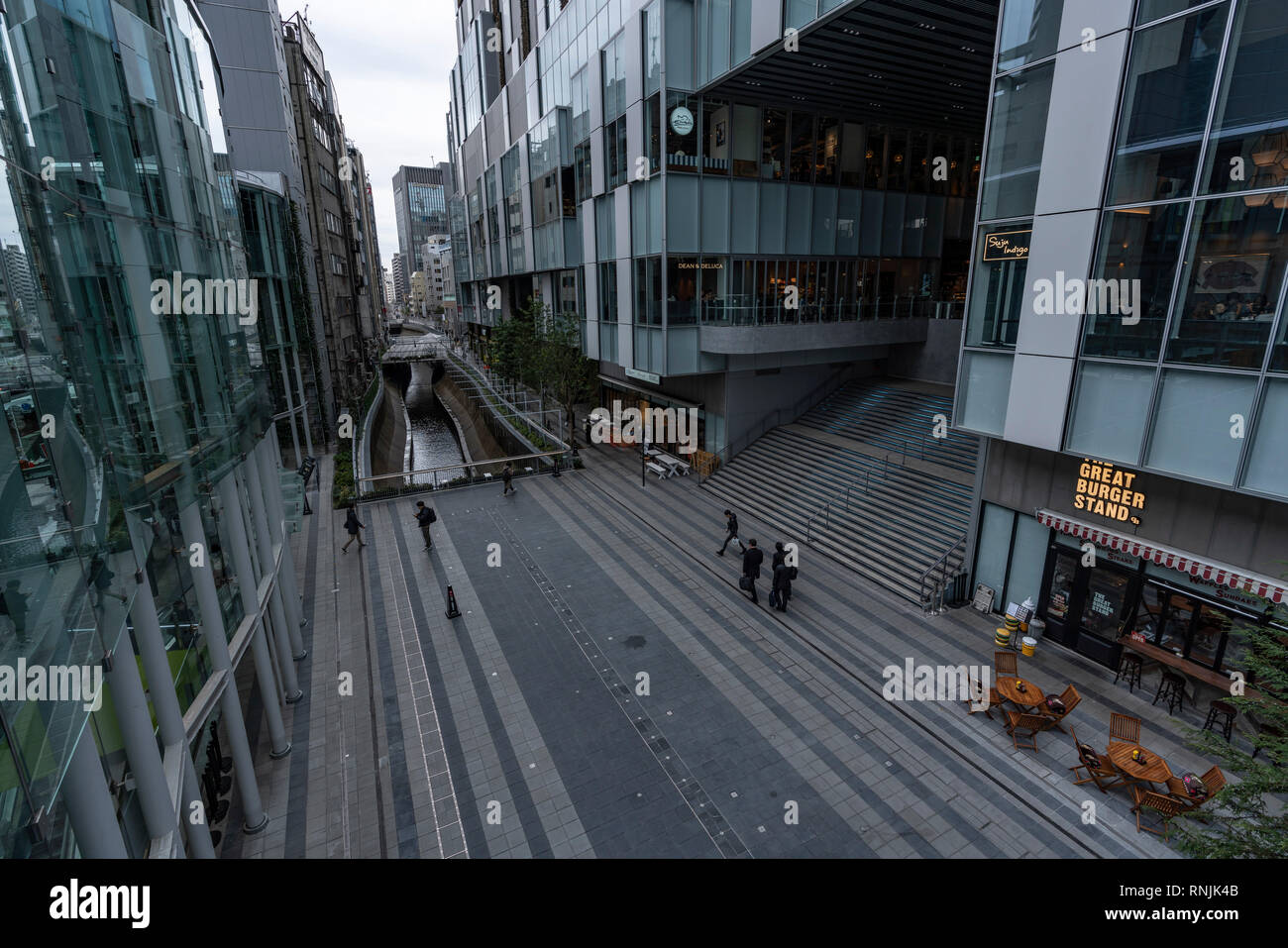 Shibuya Stream and Shibuya River, Shibuya-Ku, Tokyo, Japan Stock Photo ...