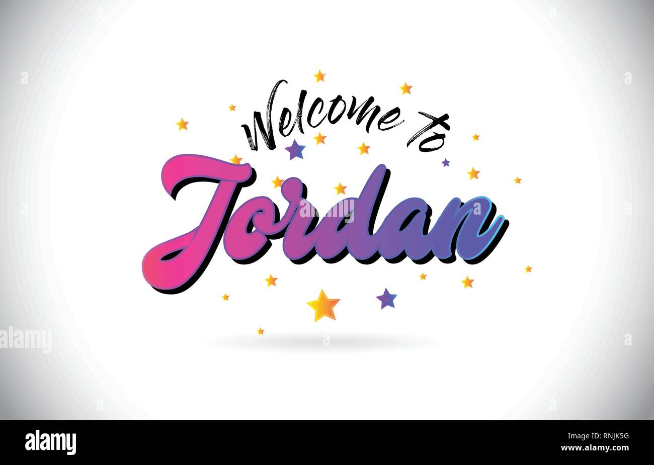 Welcome to jordan sign hi-res stock photography and images - Alamy