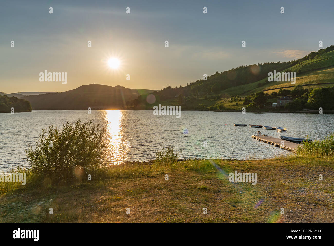 Near Bamford, Derbyshire, East Midlands, England, UK - June 11, 2018 ...