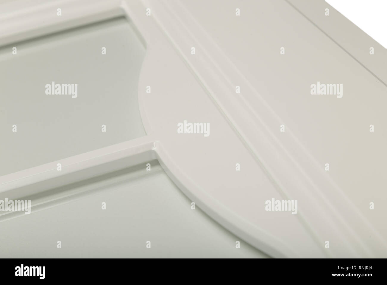 Detail close-up of a white frame facade for the kitchen Stock Photo - Alamy