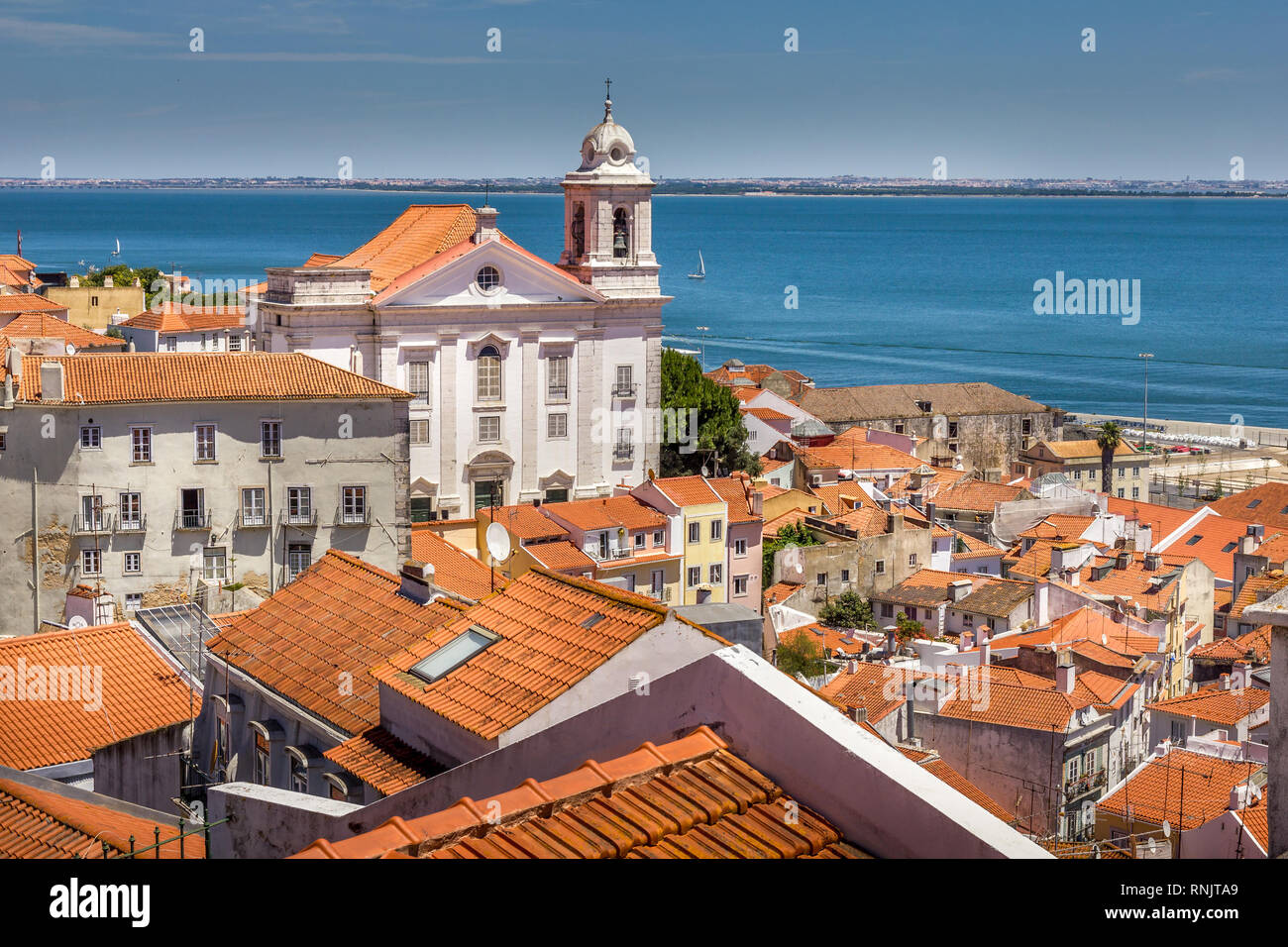Aerial view of lisbon hi-res stock photography and images - Alamy