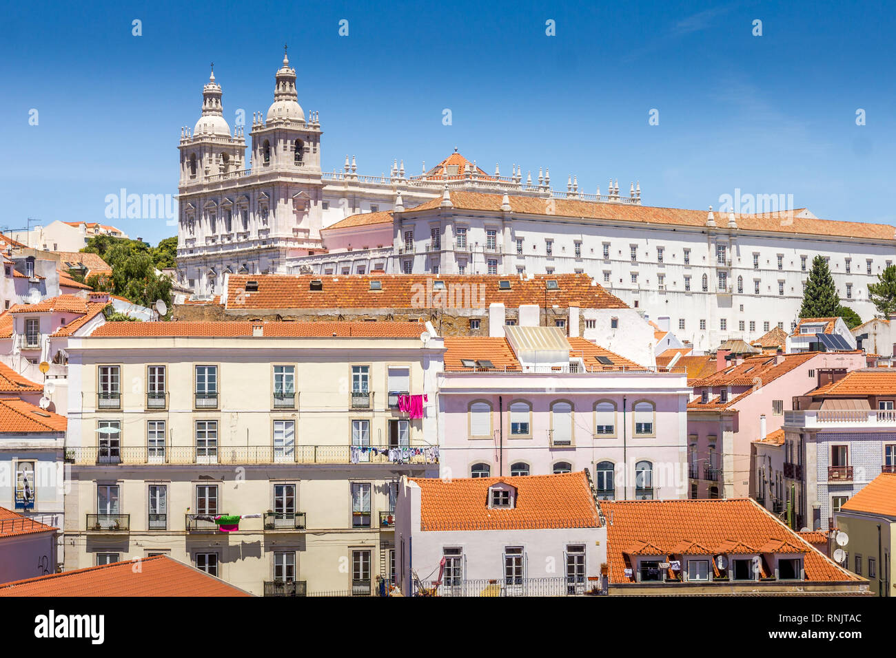 Aerial view of lisbon hi-res stock photography and images - Alamy