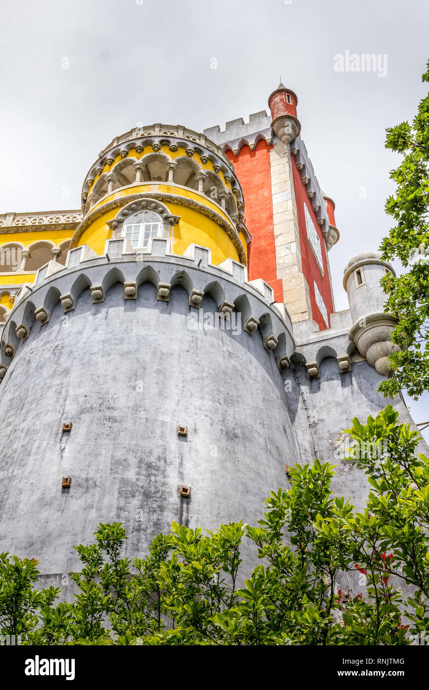 Palacio Nacional da Pena (Pena Palace), Sintra, Portugal Stock Photo ...