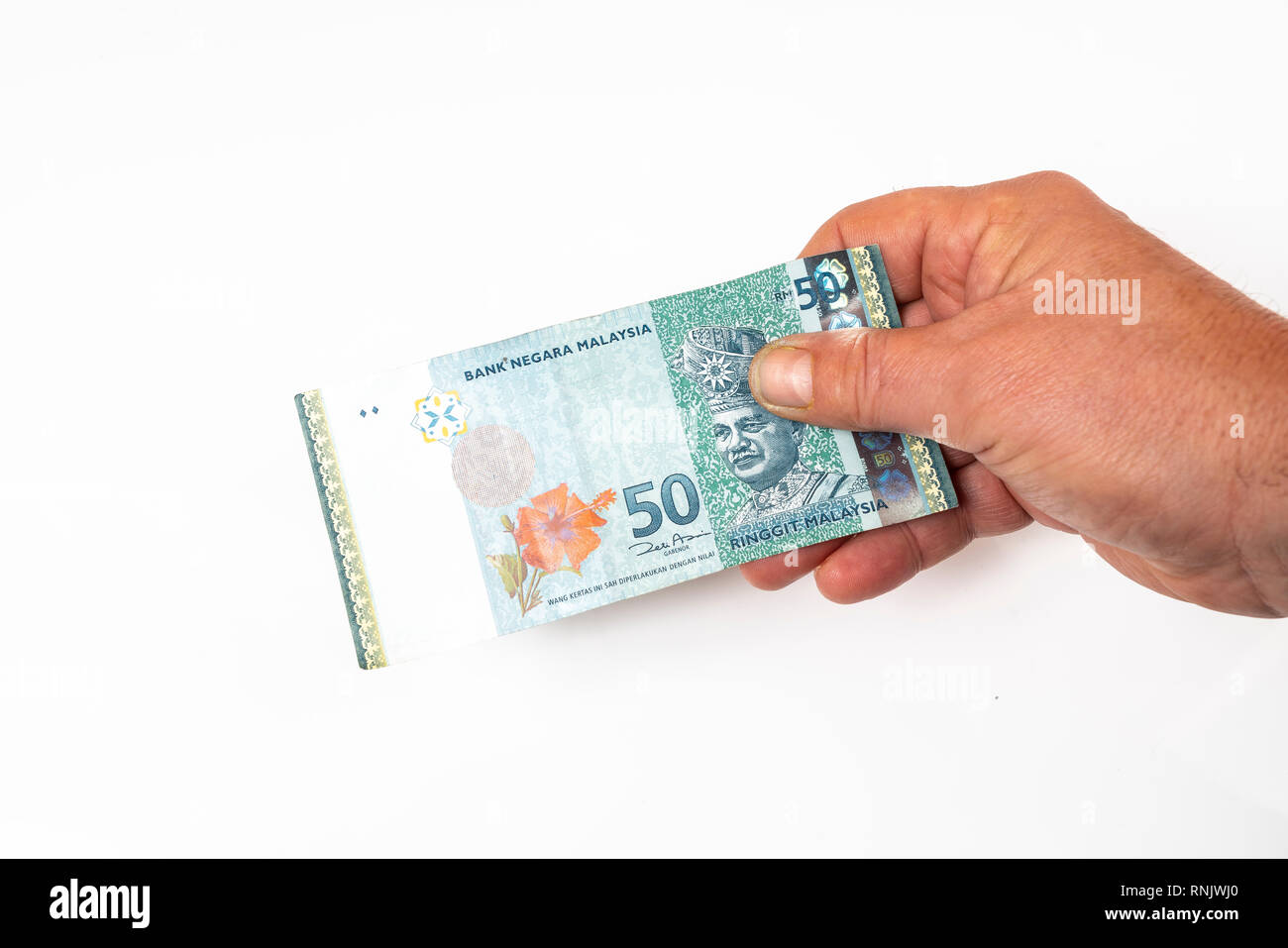 Malaysia 50 Ringgit Note High Resolution Stock Photography and Images ...