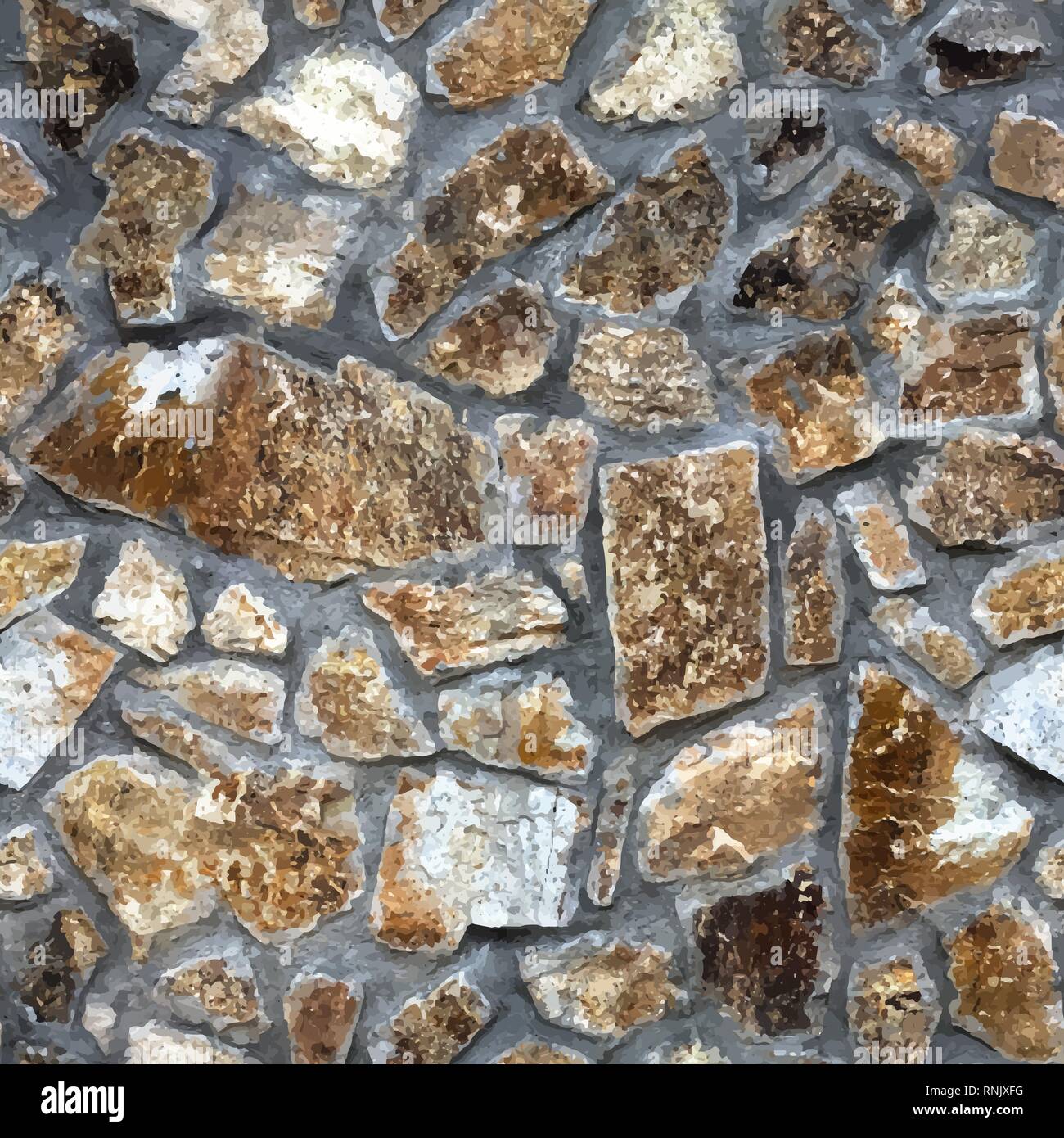 Realistic stone seamless background Stock Vector Image & Art - Alamy