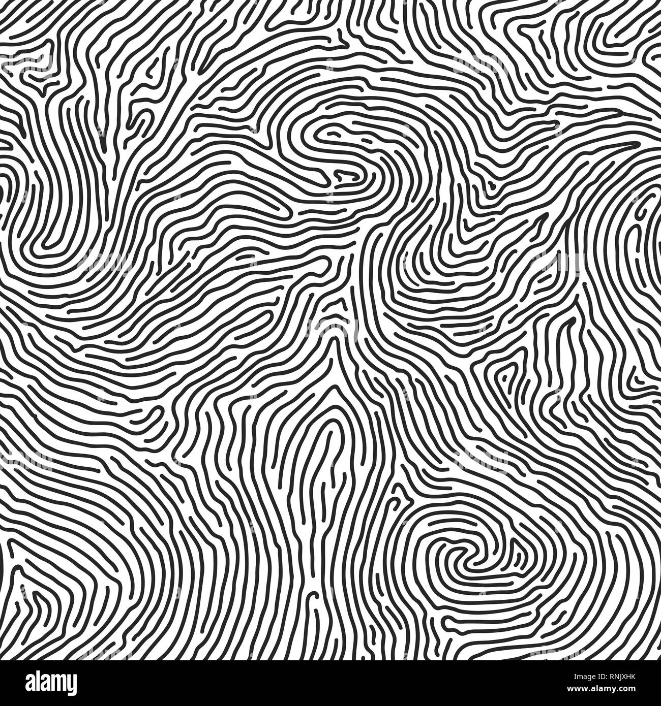 Fingerprint seamless background on square shape Stock Vector Image ...