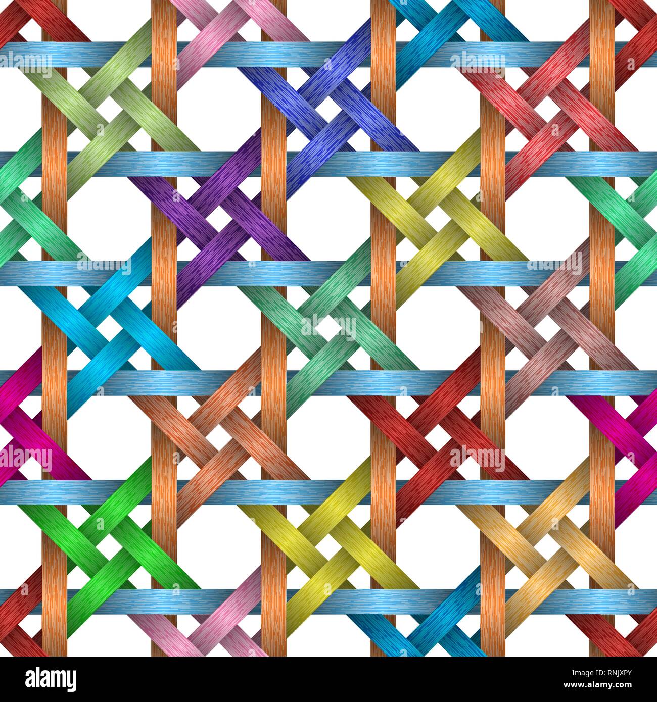 Colorful basket, and square seamless background Stock Vector Image ...