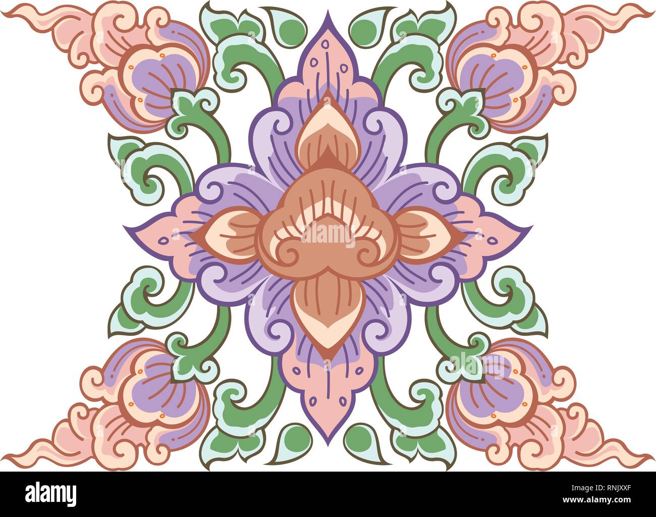 Thai traditional design of line and symbolize Stock Vector Image & Art ...